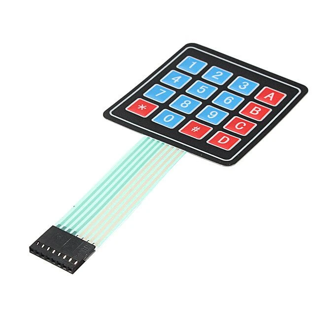 4X4 16 Keys Matrix Array Membrane Switch Keypad