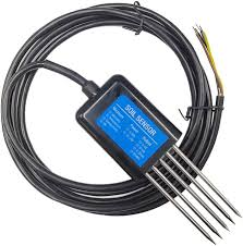 RS485 Soil Temperature Moisture Conductivity PH NPK Nitrogen Phosphorus ...